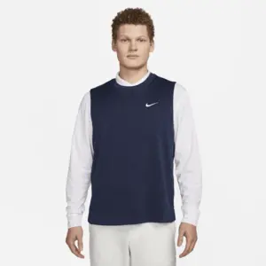 Nike Dri-fit Tour Golf Vest Blue