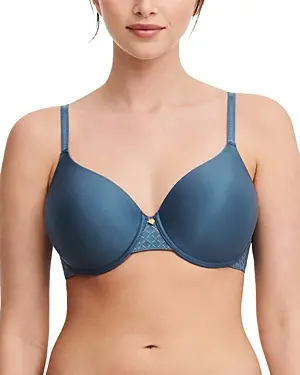 Chantelle Norah Chic T-shirt Bra Blue Petro