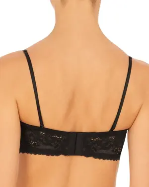 Natori Adapt Bandeau Lace Back Bra - Black