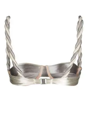 ISA BOULDER Reversible Bikini Top - Silver