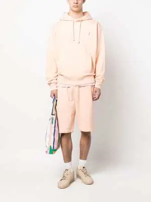 Maison Kitsuné Fox-patch Cotton Shorts