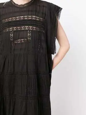 SKALL STUDIO Anjali Short-sleeve Lace-detail Dress