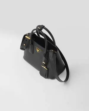 Prada Saffiano Leather Handbag - Black