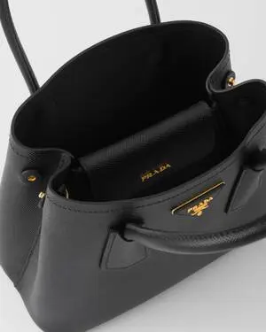 Prada Saffiano Leather Handbag - Black