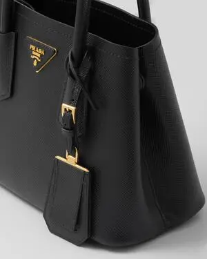 Prada Saffiano Leather Handbag - Black