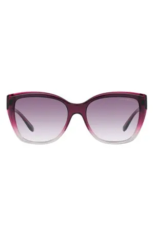 Emporio Armani Emporio Armani 55mm Cat Eye Sunglasses Violet