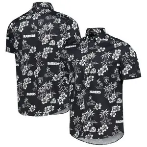 Reyn Spooner Las Vegas Raiders Kekai Button-up Shirt - Black