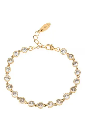 Ettika Cubic Zirconia Bracelet - Gold