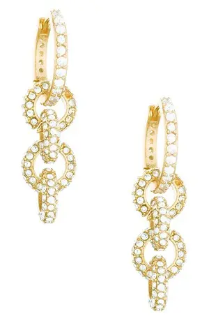 Ettika Pavé Drop Earrings