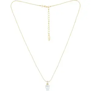 Ettika Cubic Zirconia Pendant Necklace - Gold