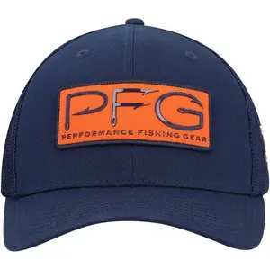 Columbia Auburn Tigers Pfg Hooks Flex Hat