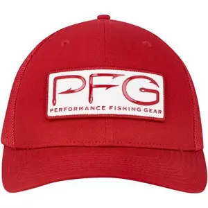 Columbia Arkansas Razorbacks Pfg Hooks Flex Hat