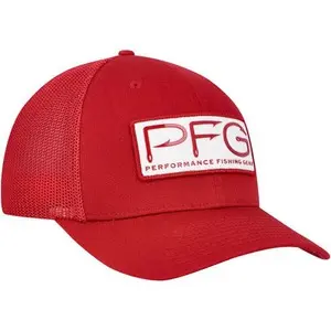 Columbia Arkansas Razorbacks Pfg Hooks Flex Hat