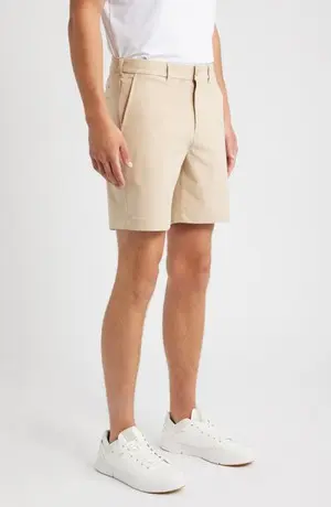 Mizzen+main Helmsman Flat Front Golf Shorts - Hummus