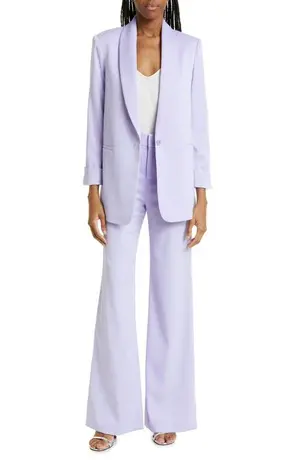 Alice + Olivia Deanna Slim Fit High Waist Bootcut Pants