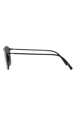 Armani Exchange Square Frame Sunglasses - Matte Black