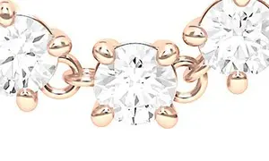 HAUTECARAT Lab-created Diamond & Gold Single Earring - 18k Rose Gold