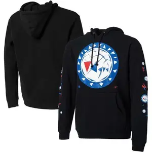 NBA X NATUREL Philadelphia 76ers No Caller Id Pullover Hoodie - Black