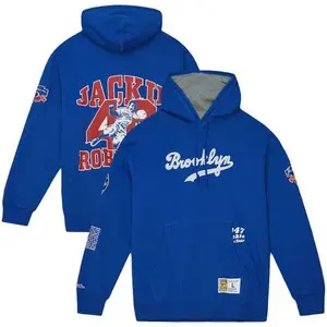 Mitchell & Ness Jackie Robinson Brooklyn Dodgers Fleece Pullover Hoodie