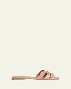 Saint Laurent Nu Pieds Flat Sandals - Nude