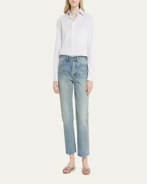 Saint Laurent Nu Pieds Flat Sandals - Nude