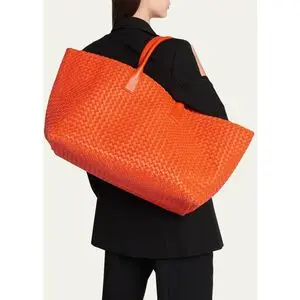 Bottega Veneta Large Cabat Bag - Orange