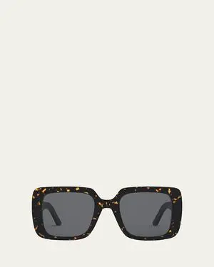 Dior DIOR Wildior S3U Square Sunglasses Havana / Smoke