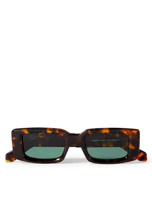 Off-White Off-White - Arthur Square-Frame Tortoiseshell Acetate Sunglasses - Men - Tortoiseshell Tortoiseshell