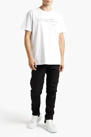 MARCELO BURLON COUNTY OF MILAN Damian Slim-fit Cotton-twill Pants