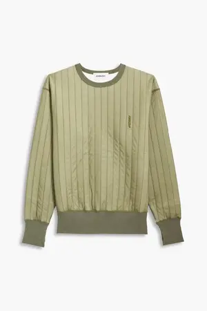 AMBUSH Quilted Shell Sweatshirt - Army Green