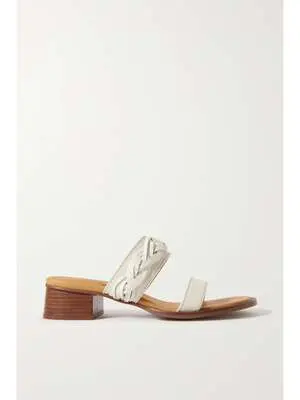 See By Chloé Braided Leather Mules