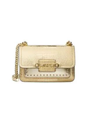 Michael Kors Women's Heather Large Metallic Shoulder Bag - Pale Gold - Pale Gold