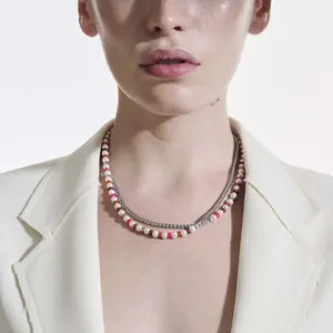 John Hardy Colorblock Necklace Pearl