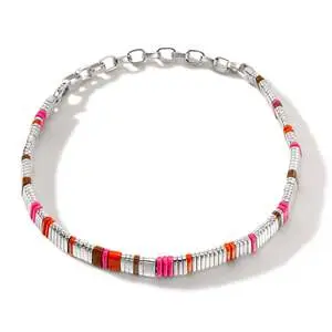 John Hardy Colorblock Choker - Silver