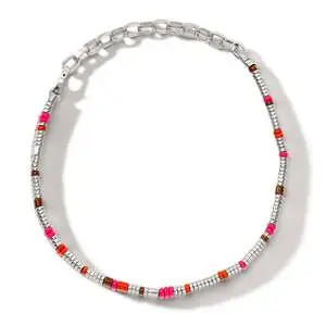 John Hardy Colorblock Choker Necklace