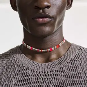 John Hardy Colorblock Choker Necklace