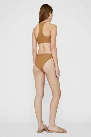 ANINE BING Rita Bikini Bottom - Camel