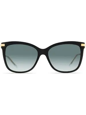 JIMMY CHOO Rectangular Sunglasses - Gold