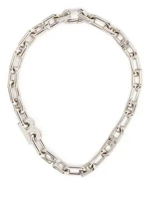 Balenciaga Logo Chain-link Necklace