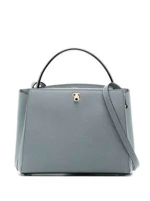 VALEXTRA Medium Brera Leather Tote Bag