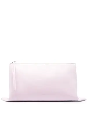 JIL SANDER Logo-embossed Clutch