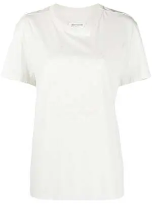 MAISON MARGIELA Numbers-embroidered T-shirt - White