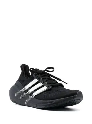 Y3 Striped Lace-up Sneakers - Black