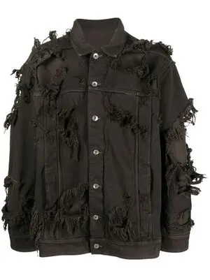 Rick Owens Layered Detailed Jacket