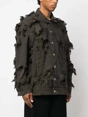 Rick Owens Layered Detailed Jacket