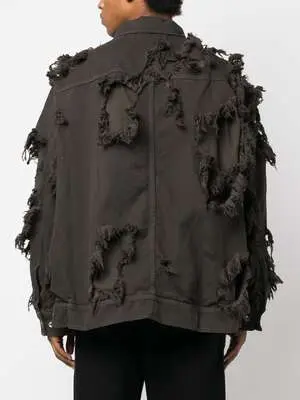 Rick Owens Layered Detailed Jacket