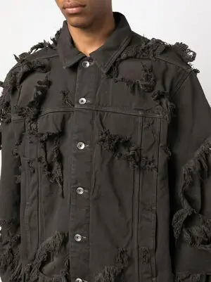 Rick Owens Layered Detailed Jacket
