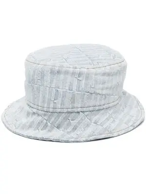 Amiri Repeat Denim Jacquard Bucket Hat