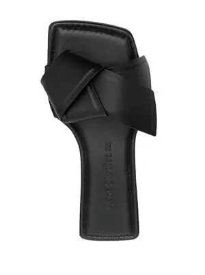 Acne Studios Leather Bow Slides