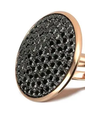 LEO PIZZO 18kt Rose And Diamond Ring - Black